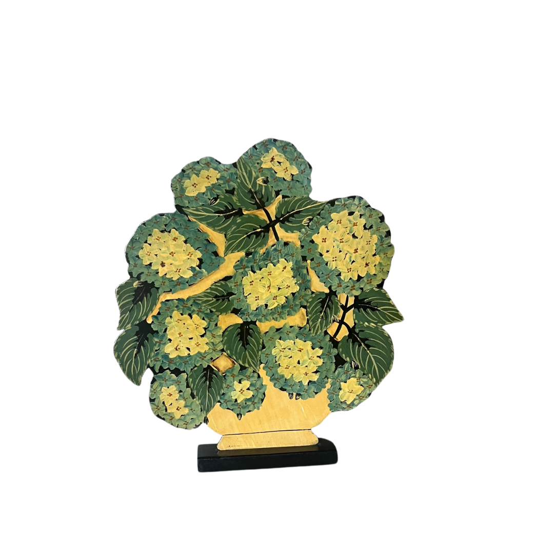 Vintage Flower Pot Plaque – Noble Designs