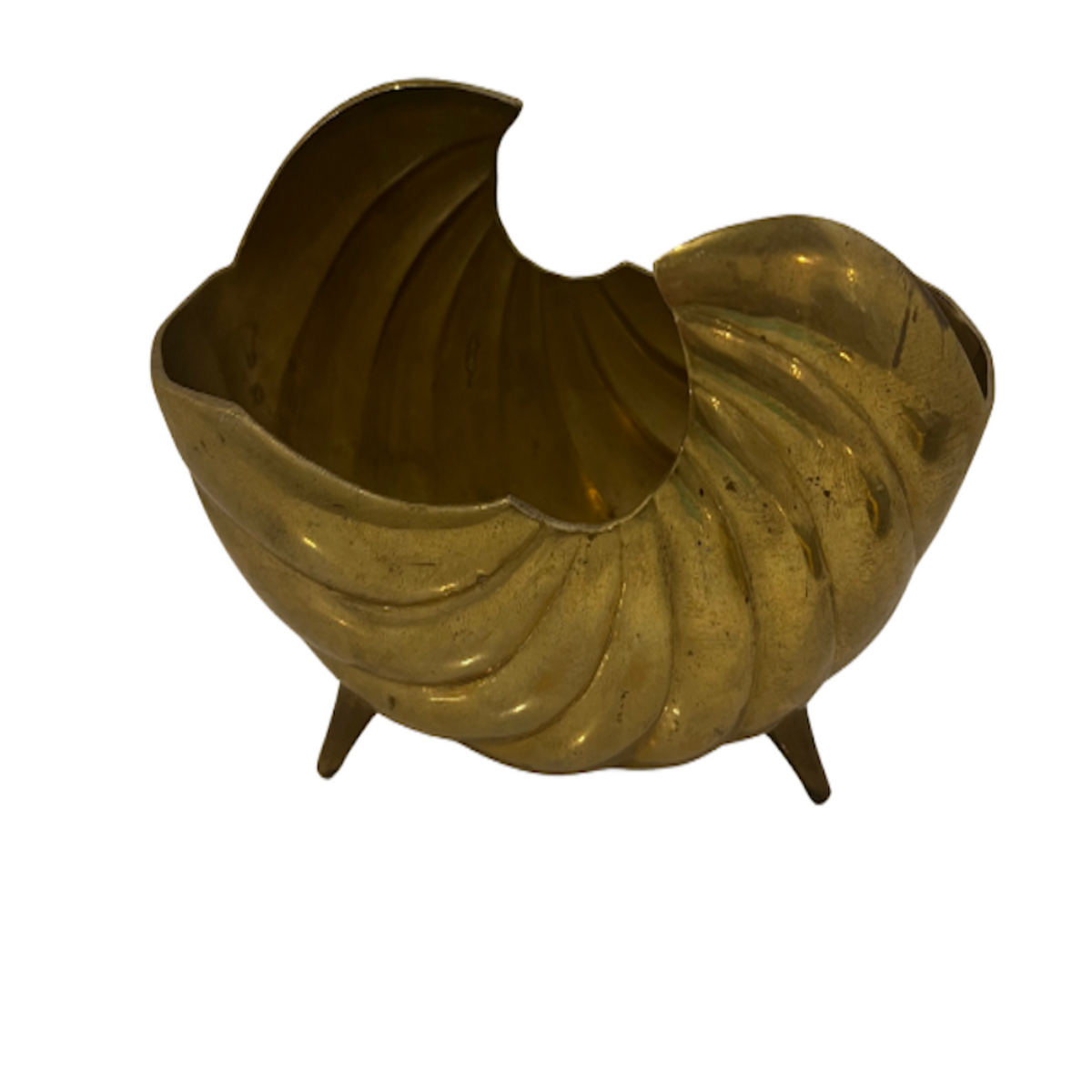 Vintage Brass Shell Vessel – Noble Designs