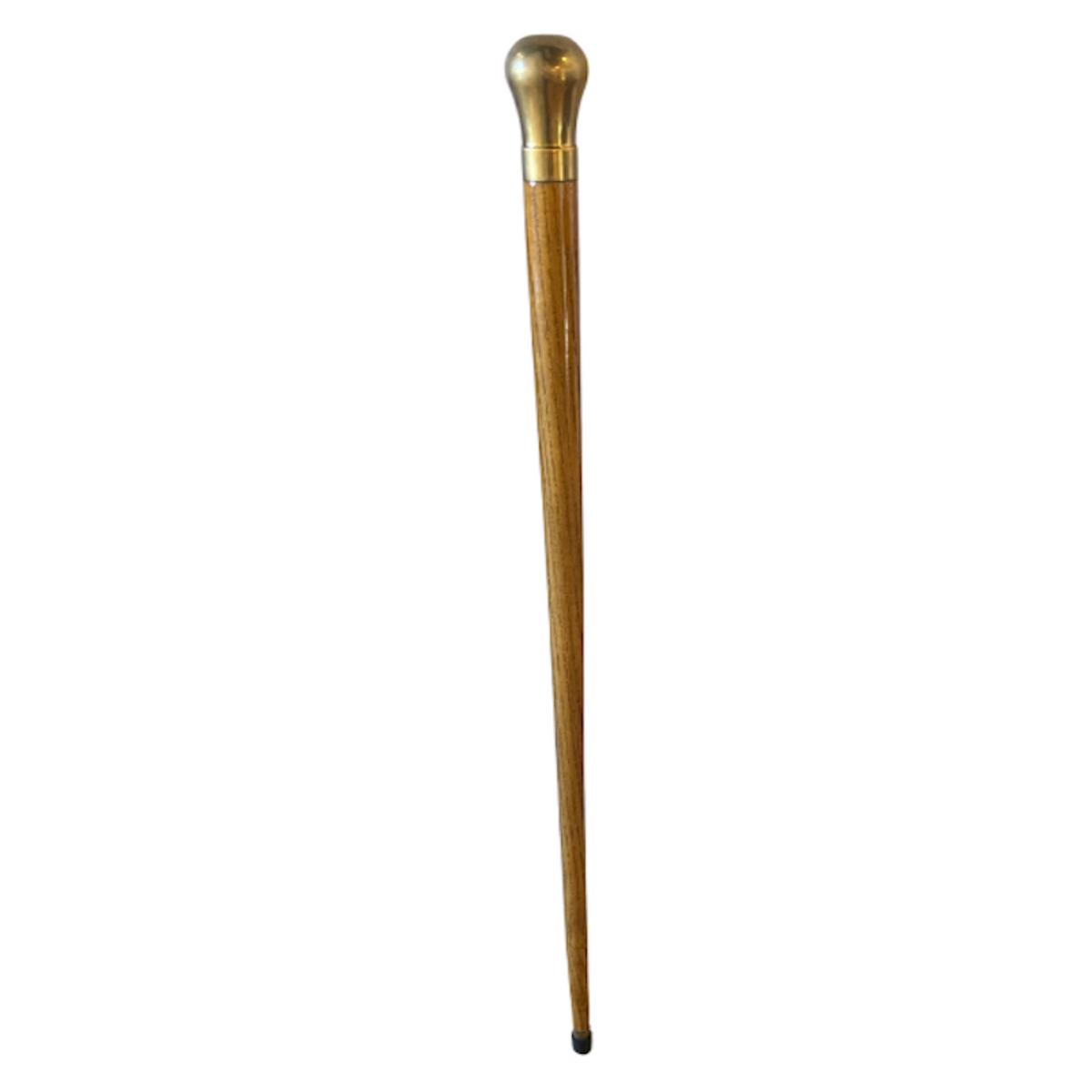 Vintage Walking Cane with Brass Knob – Noble Designs